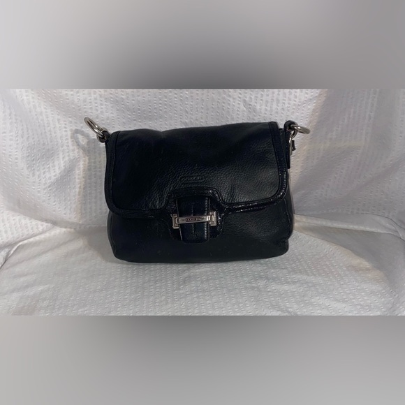 Coach | Bags | Coach Taylor Black With Silver Clasp | Poshmark